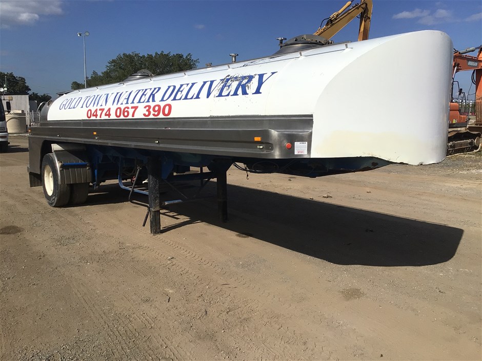 1979 Tieman Drinking Water Tanker Trailer