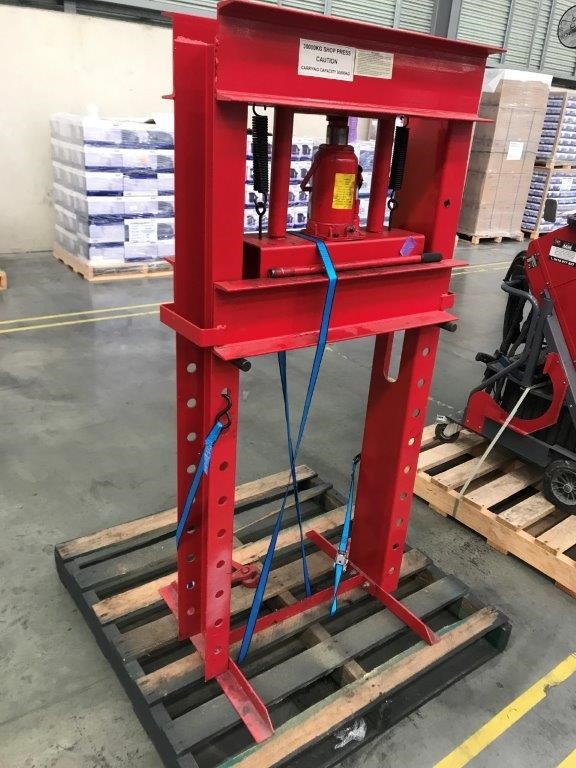 1x Steel Fabricated Shop Press Auction (0010-3025854) | Grays Australia
