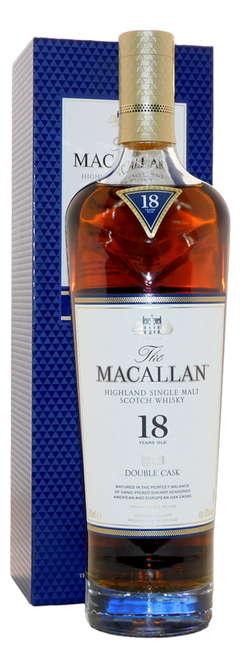 The Macallan 18 yo.Double Cask Single Malt Scotch Whisky (1x 700mL) Auction (0019-10724128 ...