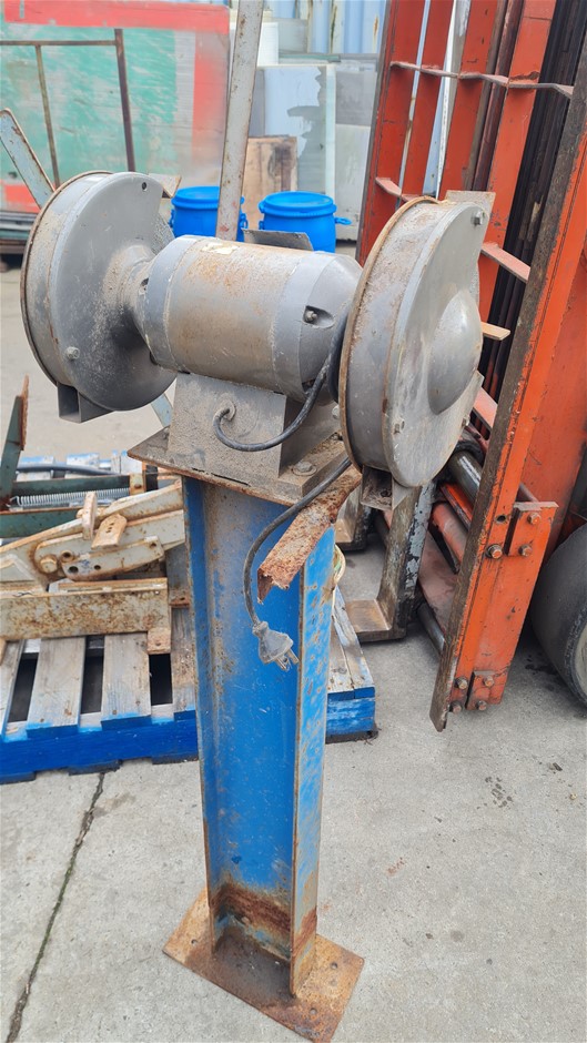 8 Inch Bench Grinder with Stand Auction (0002-3025906) | Grays Australia