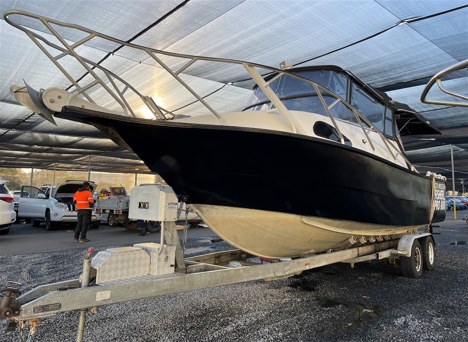 2009 MAXI SERIES FISHER PRO 800 BOAT, MERCURY 350 OUTBOARD ENGINE ...