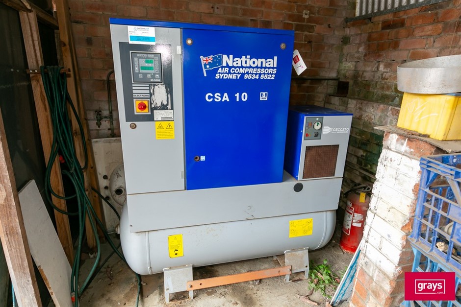 2008 National air compressors Sydney CSA 10 500 D Industrial Air ...