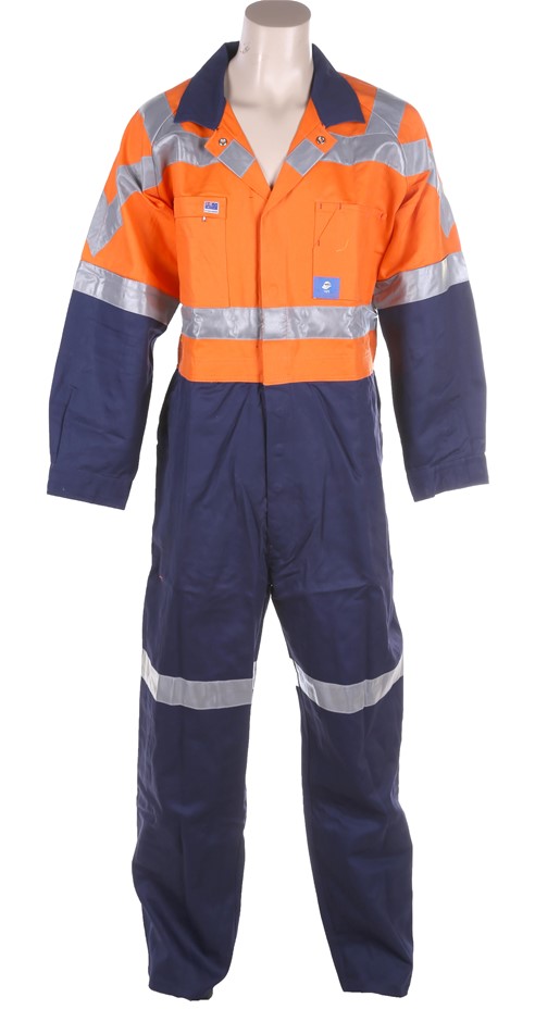 11 x Pairs WORKSENSE Hi-Vis Cotton Drill Combination Overalls, Size 97S ...