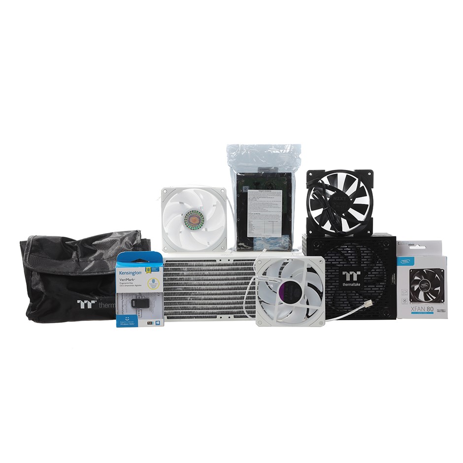 6x Assorted Computer Parts/Accessories INCL:WESTERN DIGITAL, NZXT, ETC ...