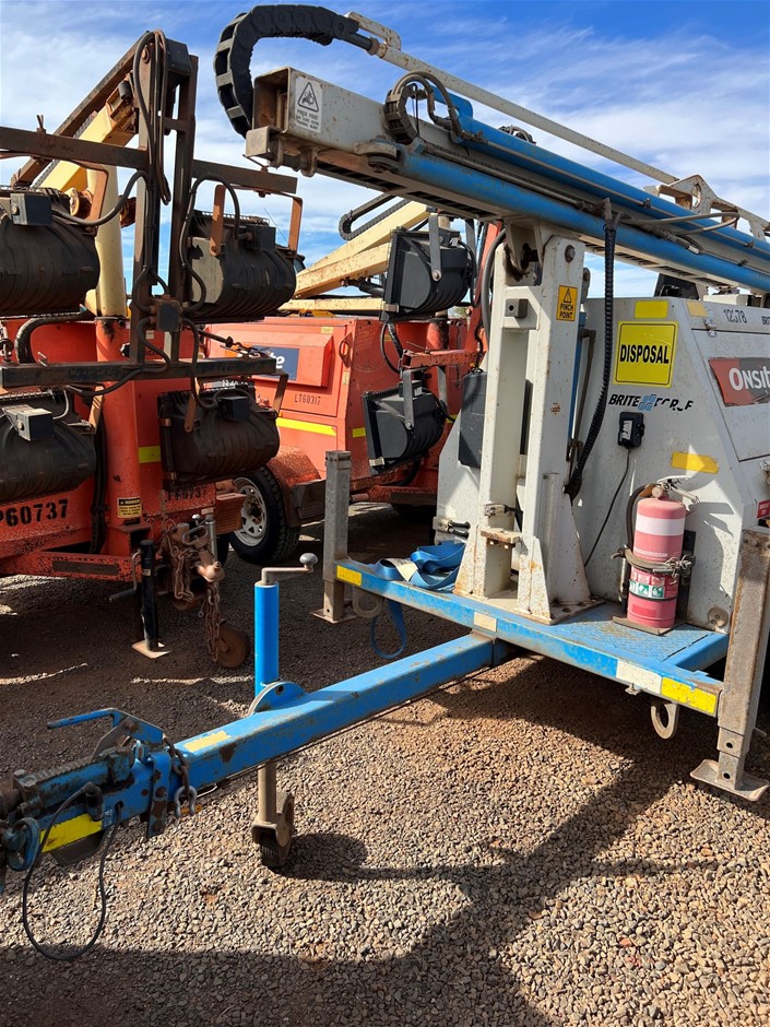 2012 Briteforce LS6K Lighting Tower - 6,000w (Karratha) Auction (0027 ...