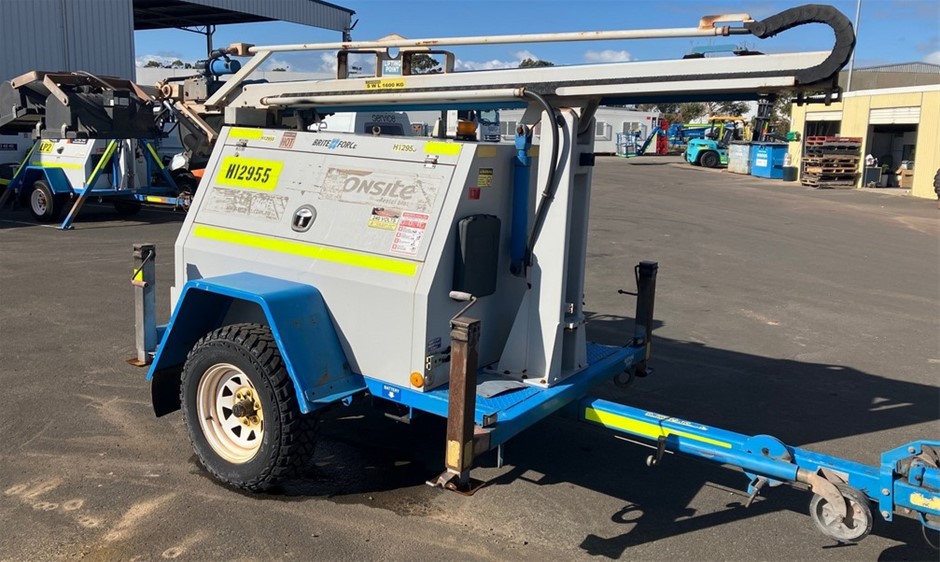 2012 Briteforce LS6K Lighting Tower - 6,000w (Bunbury) Auction (0022 ...