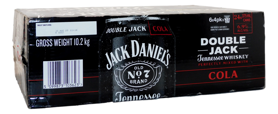 Jack Daniel's Double Jack Bourbon & Cola (24x 375mL), USA. Auction ...