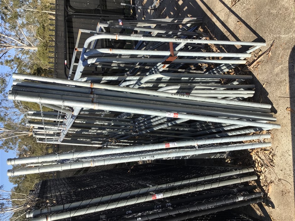 5x Various Galvanised Security Gate Frames Auction (0139-7046217 ...