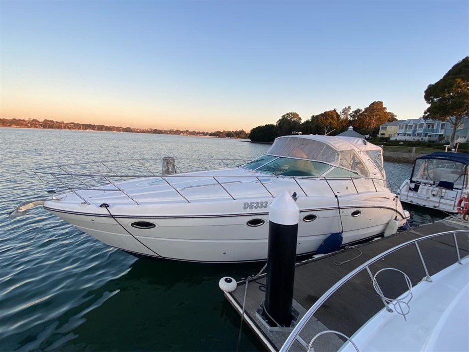 2005 MAXUM 370 SPORTS CRUISER BOAT TWIN DIESEL CUMMINS TWIN SHAFT DRIVE ...