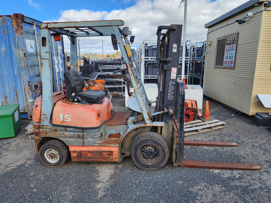 1997 Toyota FD15 Counterbalance Forklift Auction (0001-7046202) | Grays ...