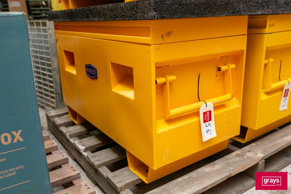 H.R.D HRDSB2 Sheet Steel Site Tool Box Auction (0056-5053245) | Grays ...