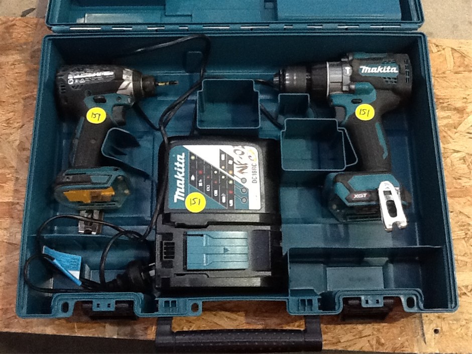 Makita HP001G & DTD153 Impact Driver / Hammer Driver 2 set Auction ...