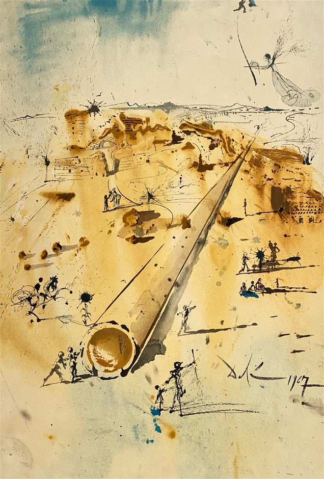 SALVADOR DALI (1904 – 1989) Original Vintage Lithograph On Arches Paper ...