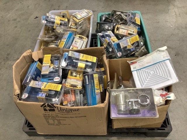 Pallet Of Assorted Hardware Auction (0080-9043500) | Grays Australia