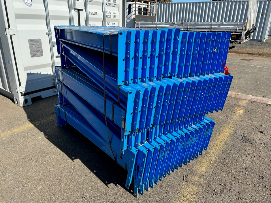 80 x Pallet Racking Beams Auction (0004-3026313) | Grays Australia