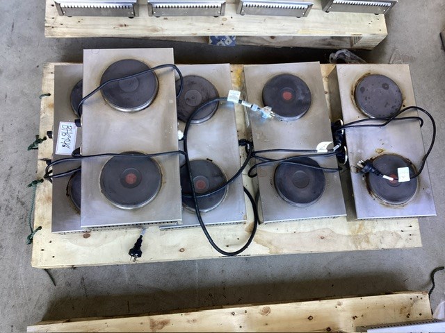 5 x Roband Model 12 Twin Electric Portable Hot Plates Auction (0011 ...