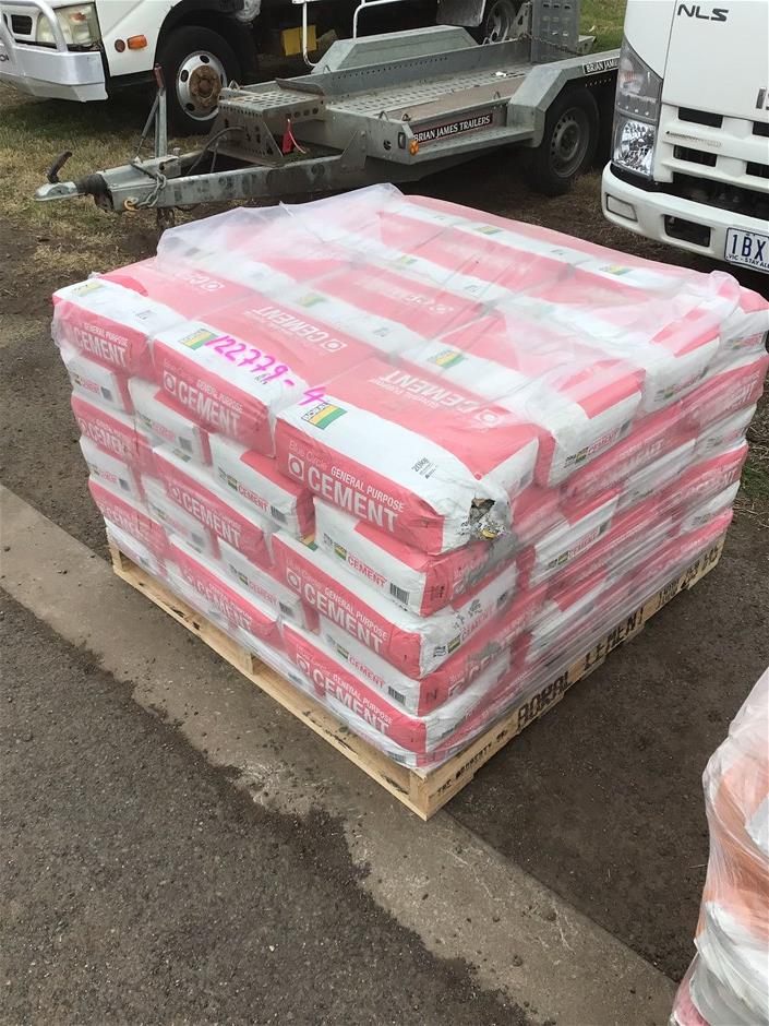 72 x 20 kg Bags of Cement Auction (0004-3026561) | Grays Australia
