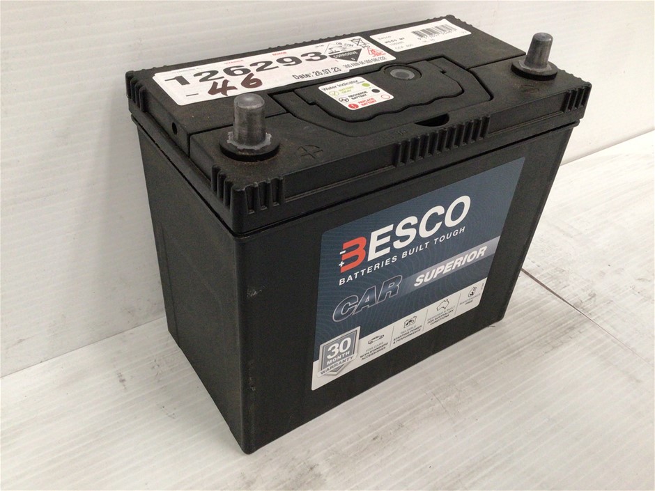 Unused Besco Car Superior NS60MF Battery Auction (0228-7046347) | Grays ...