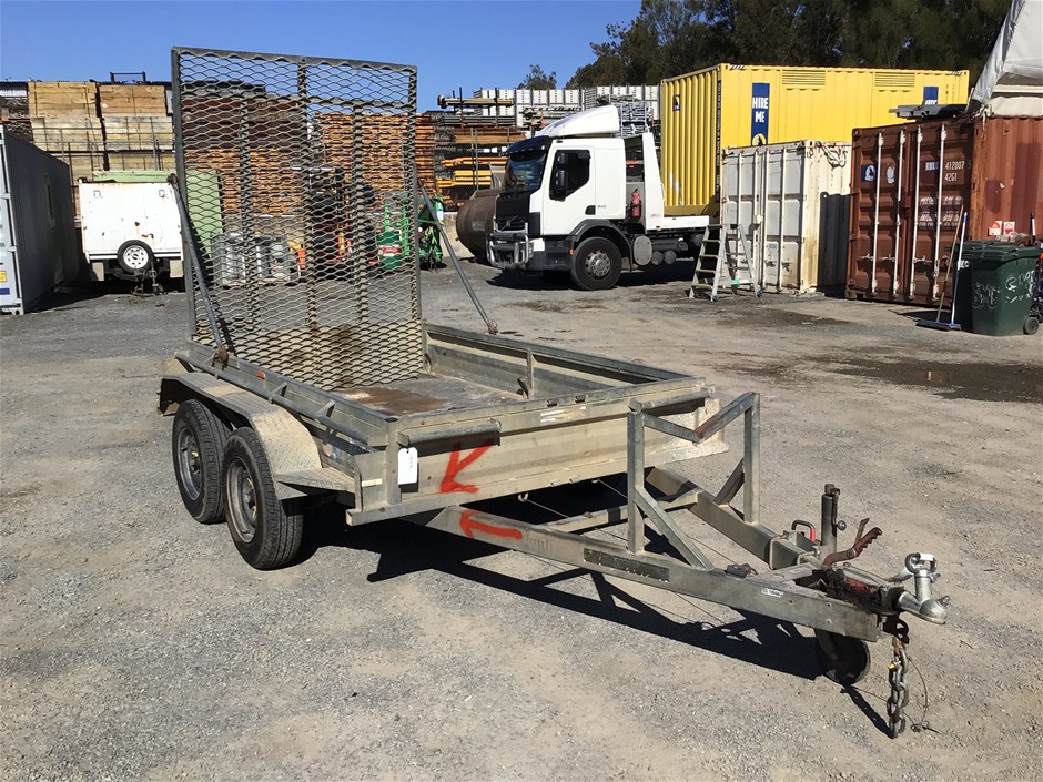 2003 ATA Trailers 8 x 5 Tandem Plant Trailer Auction (0060-5053416 ...