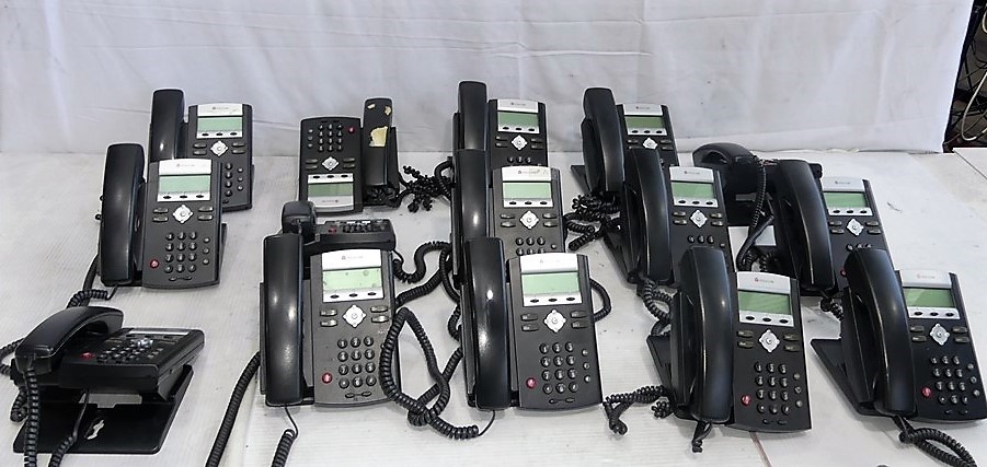 Bundle of Assorted Model IP Phones, Turntable, Audio and phone ...