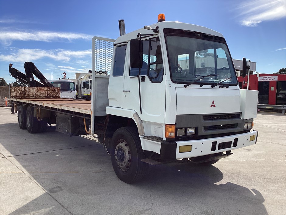 1994 Mitsubishi FV series 6 x 4 Crane Truck Auction (0001-5053796 ...