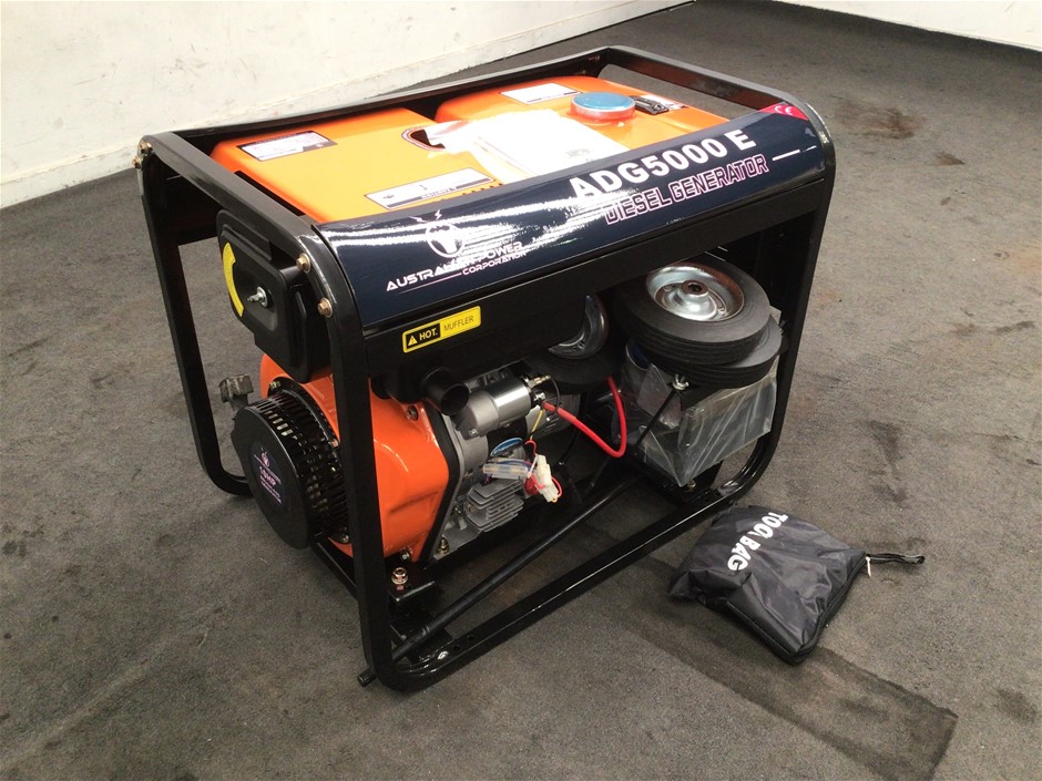 Aust Power Corp ADG5000E Diesel Generator Auction (0020-7047261 ...
