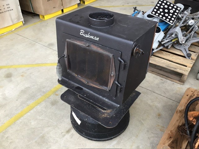 Bushman Pot Belly Wood Heater. Auction (0134-9044069) | Grays Australia