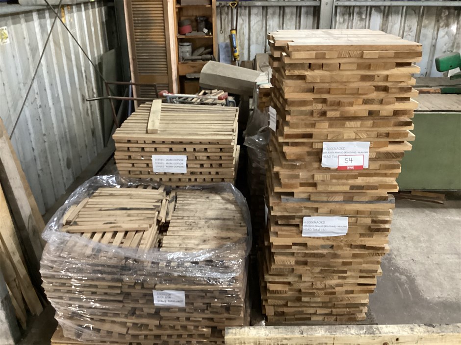 Qty Of Oak Wood Components, Qty x 4 Pallets Auction (0202-8017716 ...