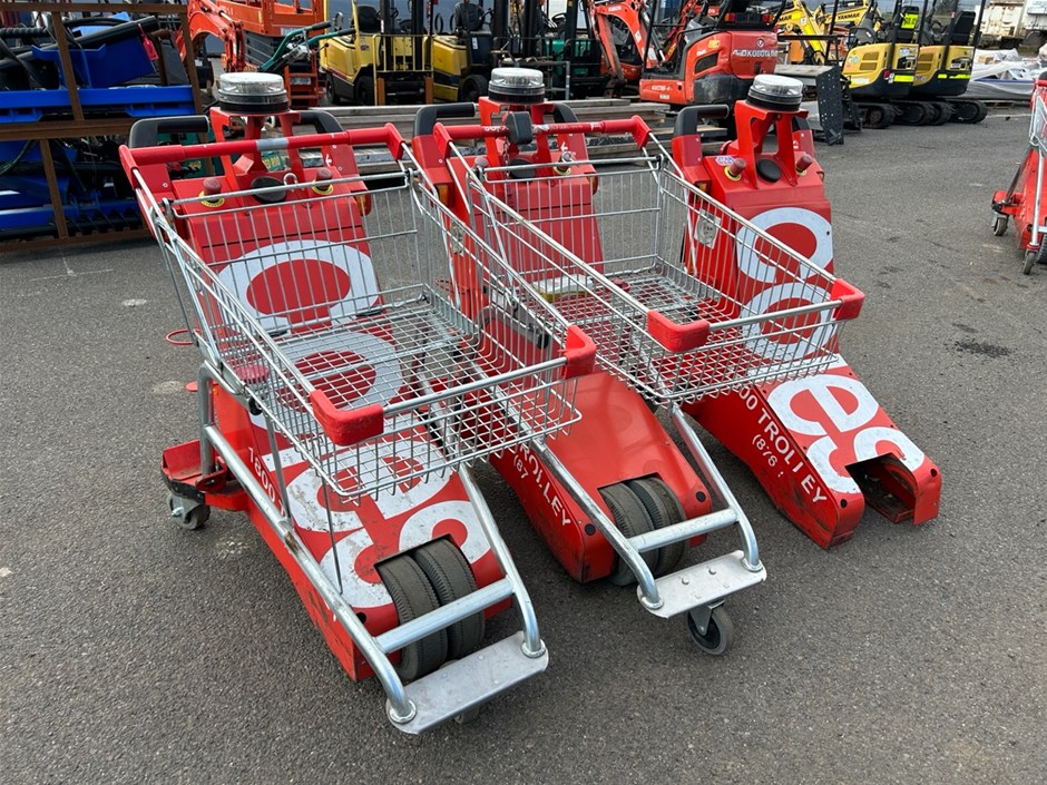 3 x Lock Elec Red Rover Trolley Puller Auction (0001-3026417) | Grays ...