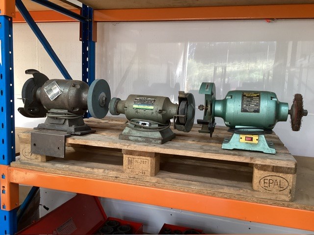 3 Assorted Double Ended Bench Grinders Auction (0049-3026613) | Grays ...