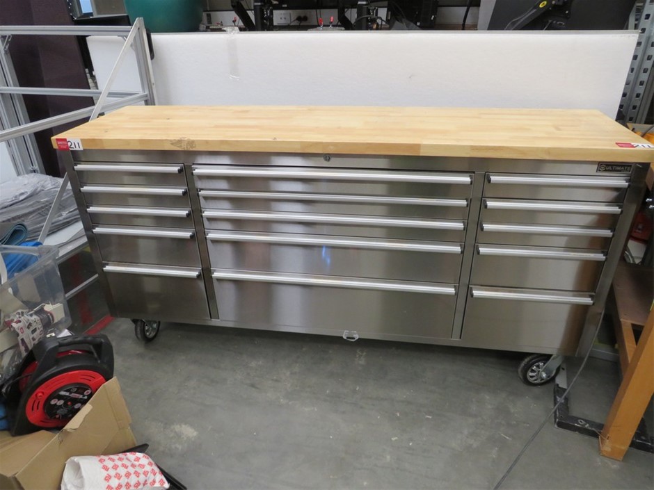 Ultimate Storage Stainless Steel Workbench/Tool Trolley Auction (0211 ...
