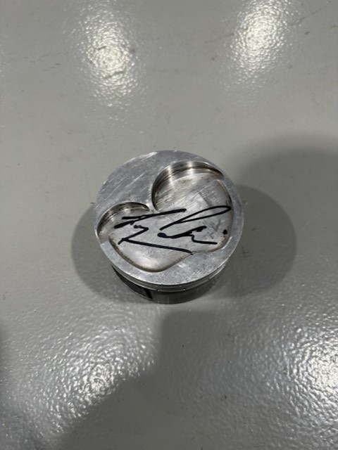 Racing Piston, signed by Larry Perkins Auction (0007-20084110) | Grays ...