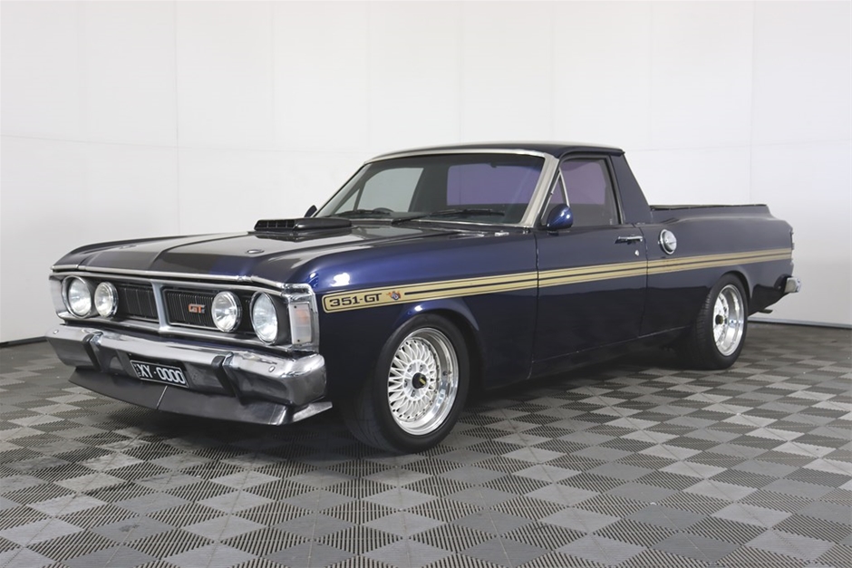 1972 Ford XY Falcon (Custom GT style) V8 Manual Ute