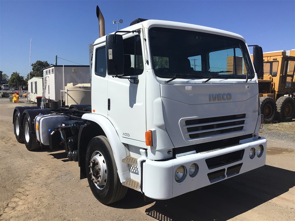 2012 Iveco Acco 6 x 4 Cummins Cab Chassis Truck Auction (0001-7046833) | Grays Australia