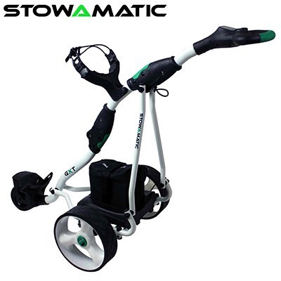 Buy Stowamatic GXT Electric Golf Buggy - White | Grays Australia