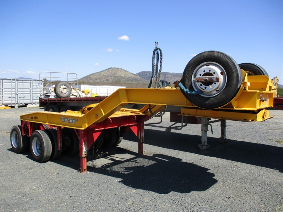 2012 Drake 2x8 Widening Low Loader Dolly Trailer Auction (0020-7046962 ...