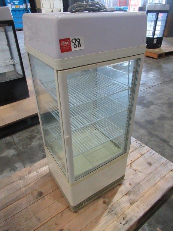 Singe Door Glass Display Fridges - 3 Tier Auction (0088-5054079 ...
