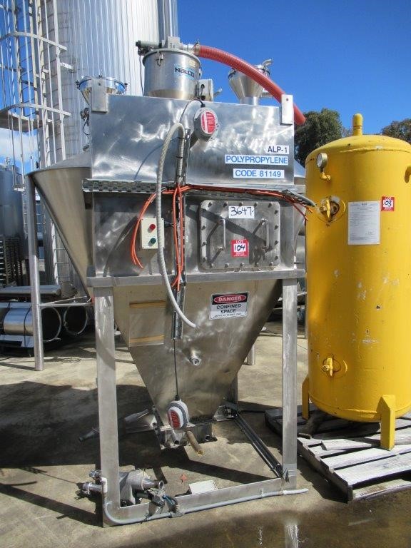 Stainless Steel Vacuum Transfer Hopper Auction (0104-5054079) | Grays ...
