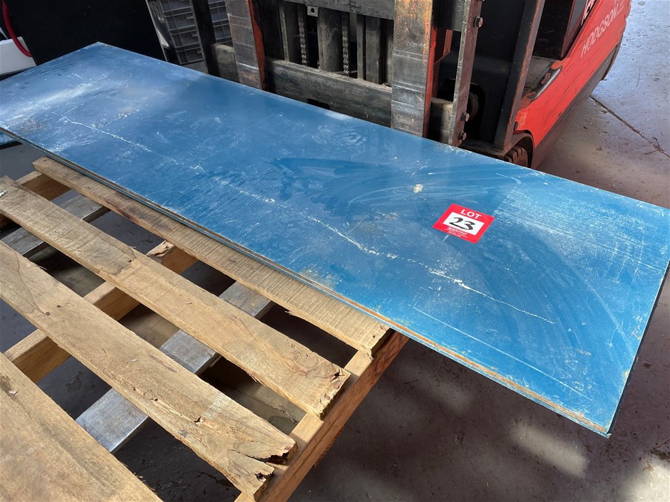 2 x steel plates 12mm thick, 590mm x 2100mm. Auction (0023-3026752 ...