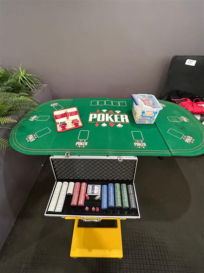 Table Top Poker Kit Auction (0443-5054042) | Grays Australia