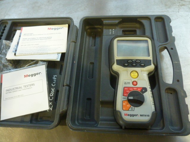MEGGER MIT410 Insulation Tester Auction (0066-8017785) | Grays Australia