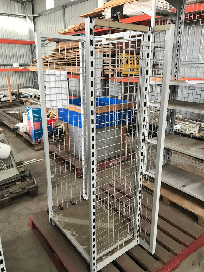 1x Steel Display Shelf Unit Auction (0012-3026944) | Grays Australia