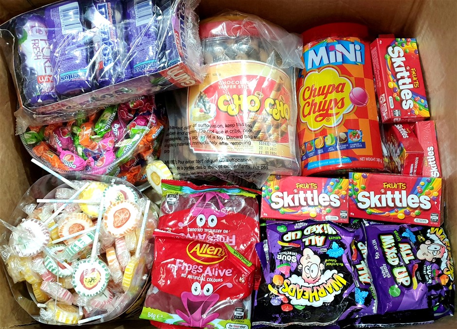 Assorted Lollies & Snacks, Incl: ALLEN'S, CHUPA CHUPS & More. N.B: Some ...
