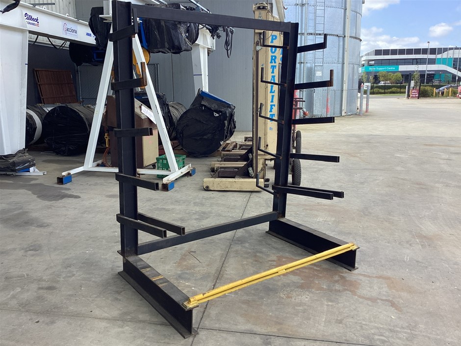 1 x Fabricated Steel Rack. Auction (0050-3027479) | Grays Australia