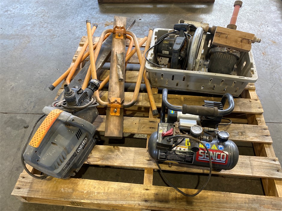 Small Air Compressor, Water Pump & Sundry Items Auction (0037-8017883 ...