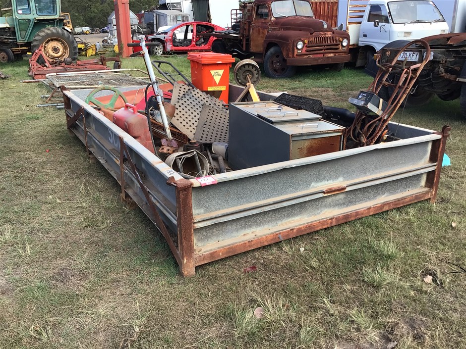 Steel Stillage with Sundry Items Auction (0133-7047522) | Grays Australia