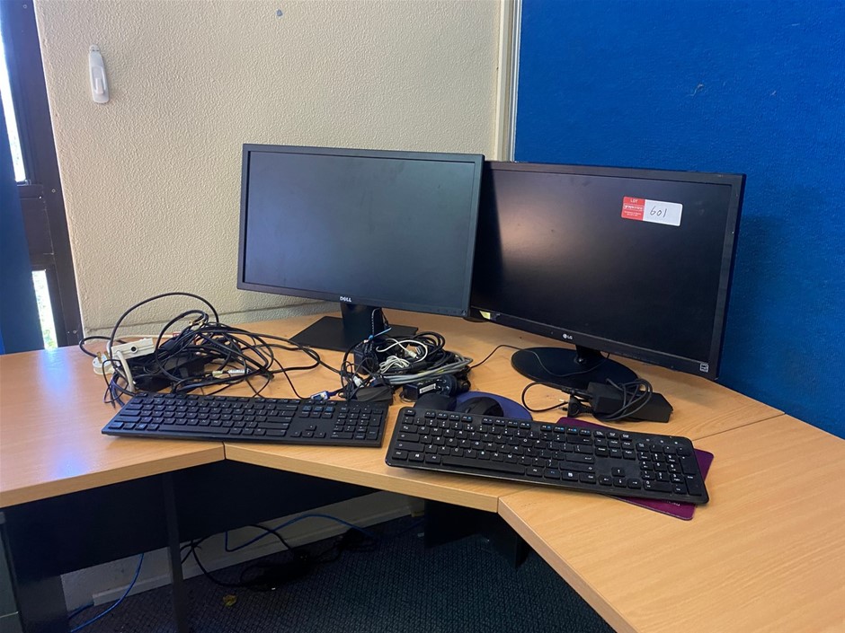 Qty IT Equipment: Includes: LG 24M38H-B Monitor Auction (0601-7047379 ...
