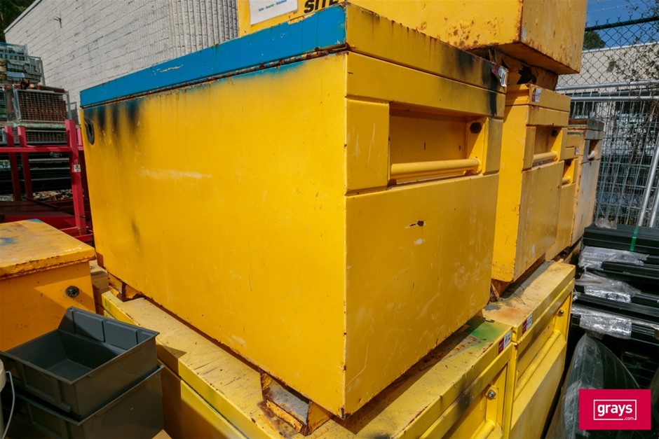 1-11 Steel Site Tool Box Auction (0411-5054208) | Grays Australia