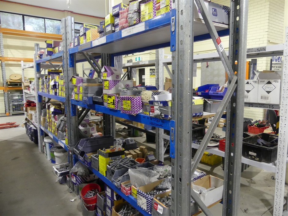 Qty 3 Bays x APC Storack Heavy Duty Storage Shelf Unit Auction (1017 ...