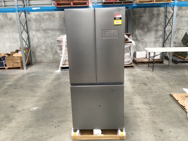 Panasonic NR-530H Matt Silver 500L French Door Refrigerator/Freezer ...